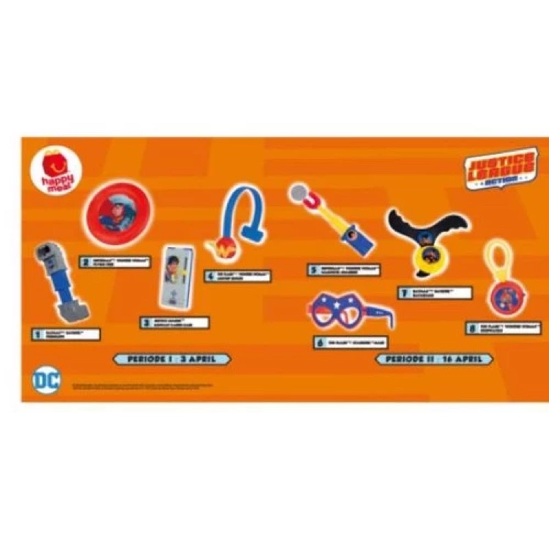 Jual Mainan: Happy Meal Toys Justice League McDonald's | Shopee Indonesia