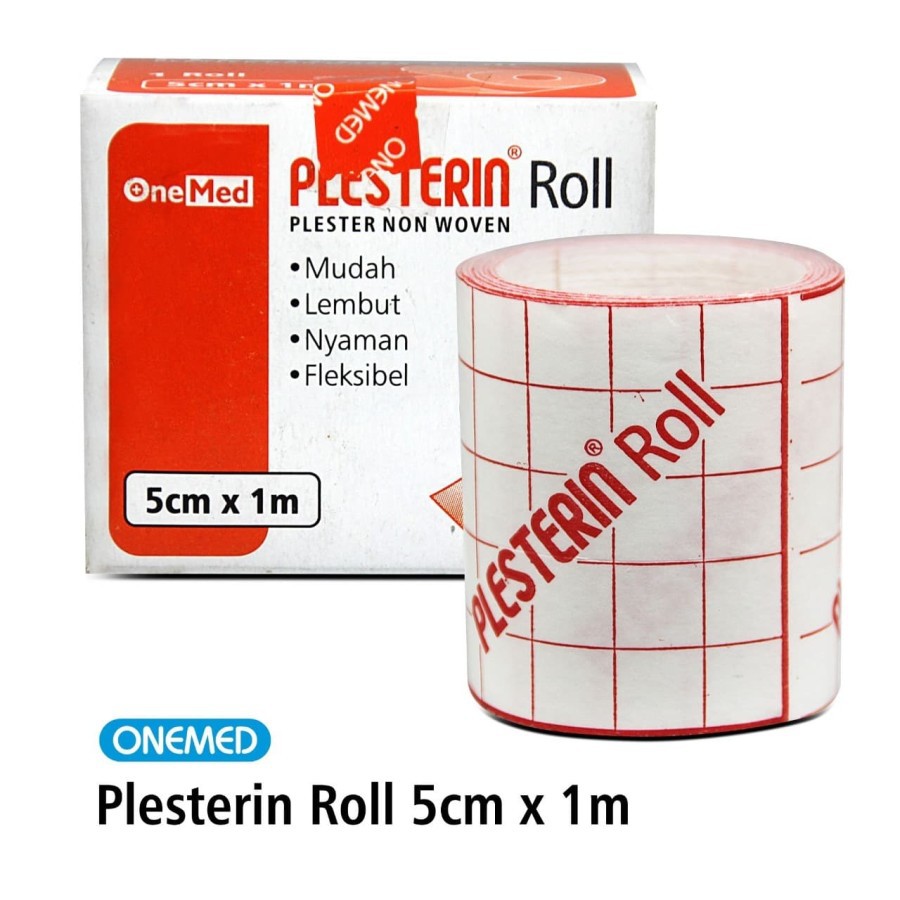 Jual Onemed Plester Luka Plesterin Roll 5cm x 1m OB | Shopee Indonesia