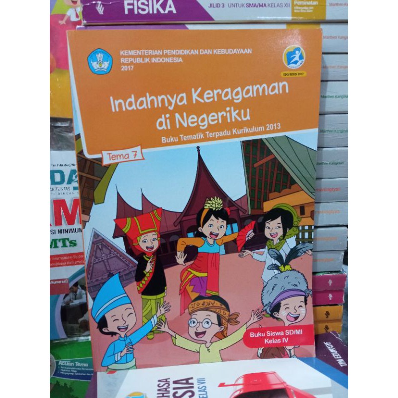 Jual Buku Tematik Tema 7 Indahnya Keragaman Di Negeriku Kelas 4 Sd