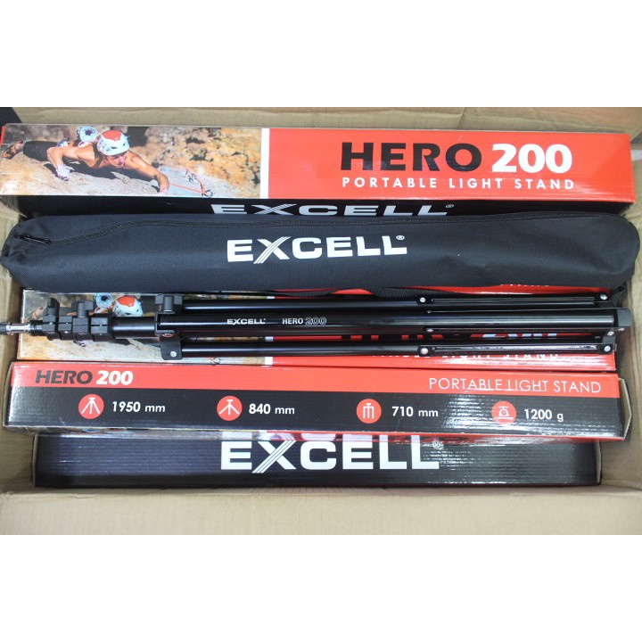 Jual Light Stand Excell Hero 200 Newww CEKIDOTTT | Shopee Indonesia