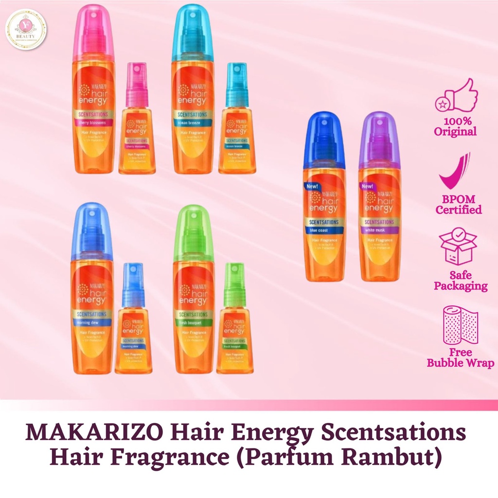 Jual YF BEAUTY Makarizo Hair Energy Scentsations Hair Fragrance 100 ML 30ML | Shopee Indonesia