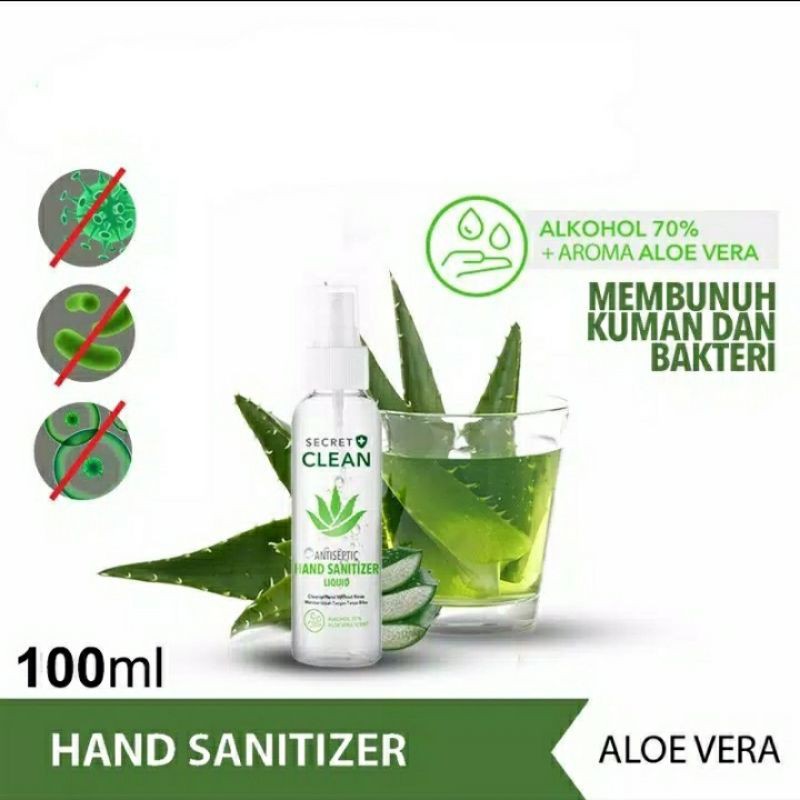 Jual Hand Sanitizer Spray Secret Clean 100 ML | Shopee Indonesia