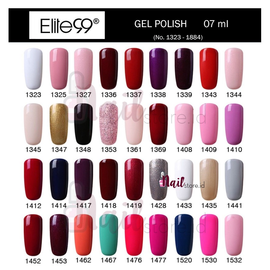 Jual KUTEK GEL COLOR POLISH NAIL GEL POLISH ELITE99 Nail Gel Polish ...