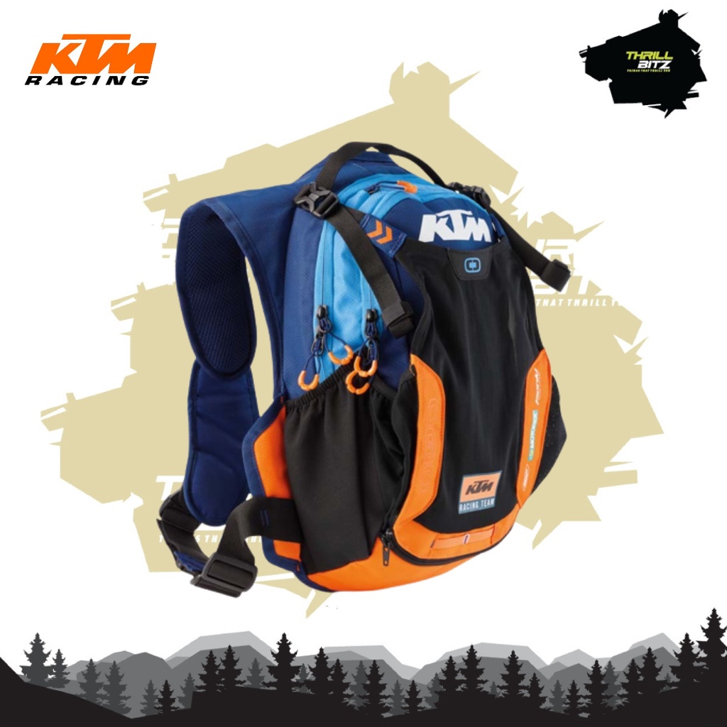 Jual KTM PowerWear Team Baja Backpack Blue Orange | Shopee Indonesia