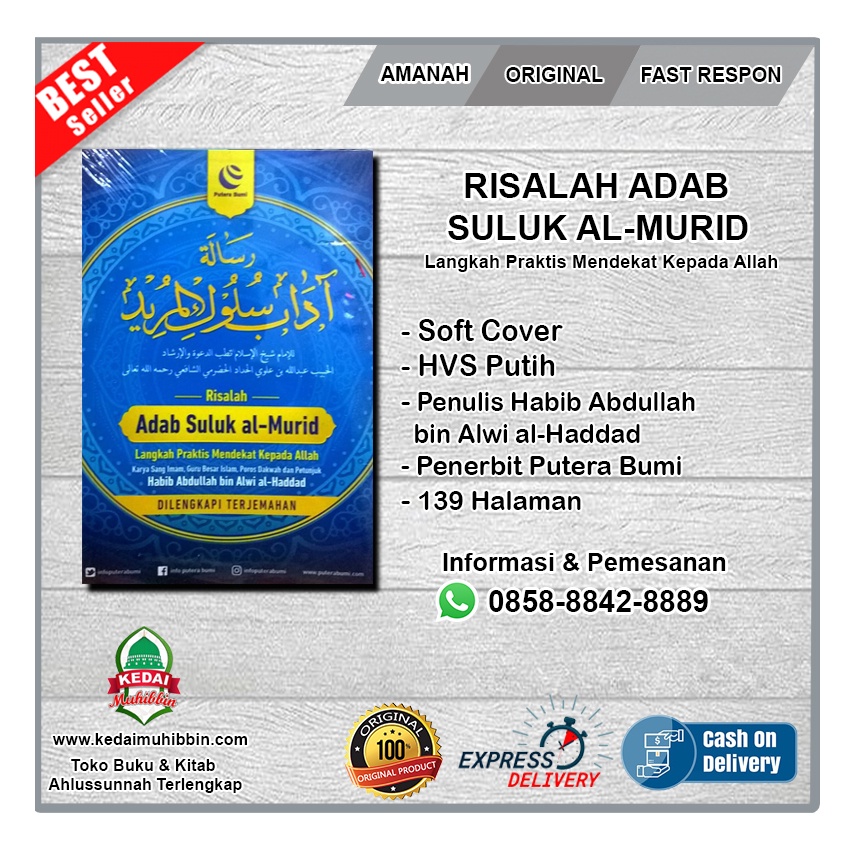 Jual RISALAH ADAB SULUK AL-MURID - dilengkapi terjemahnya ( 100% Original ) | Shopee Indonesia