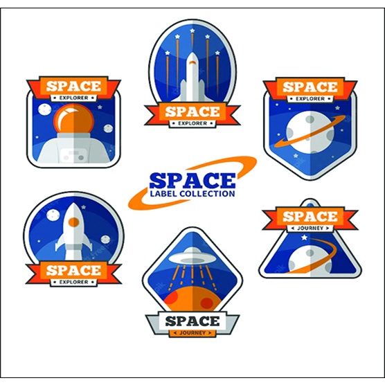 Jual [Astronot Series] MINI Astronot Sticker Aesthetic | Sticker Case ...