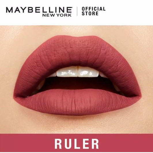 Jual Maybelline Superstay Matte Ink Lip Color – Ruler 80 | Shopee Indonesia