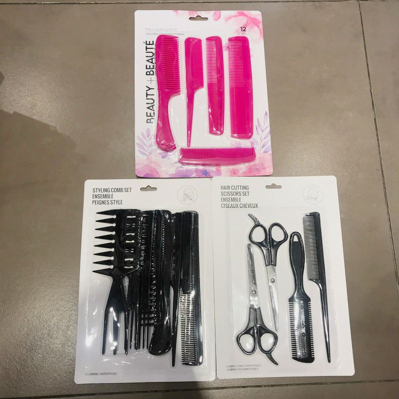 Jual MINISO Styling Comb Set / Hair cutting miniso / set sisir miniso ...
