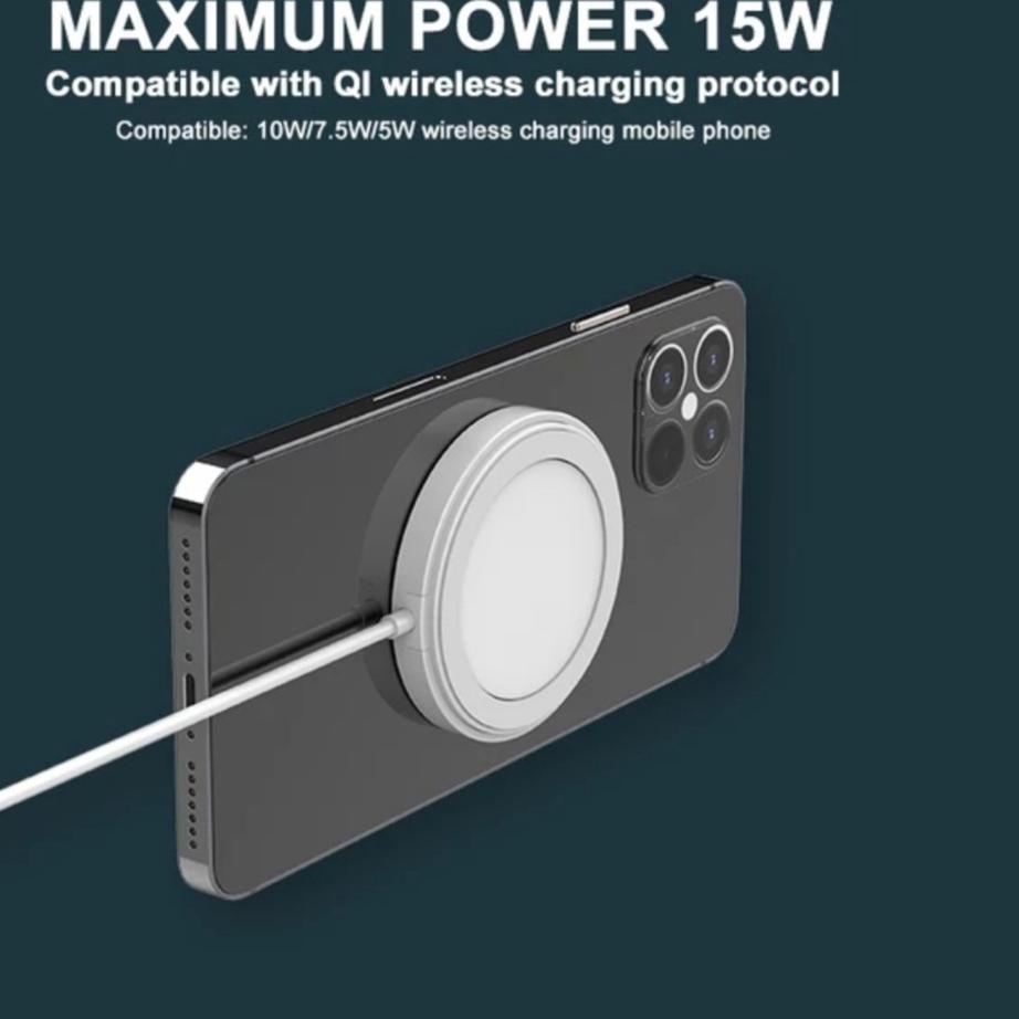 Jual Model baru - Wireless Charger Magnetic 15W Fast Charging 시 ...