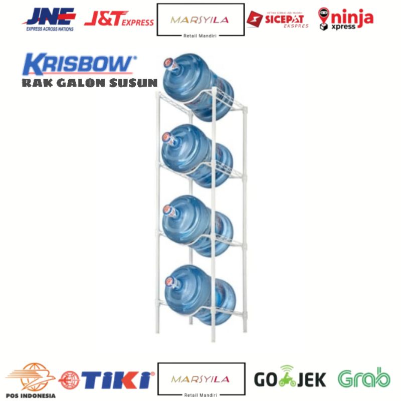 Jual RAK AIR GALON SUSUN KRISBOW | KRISBOW RAK BESI GALLON | DISPENSER ...