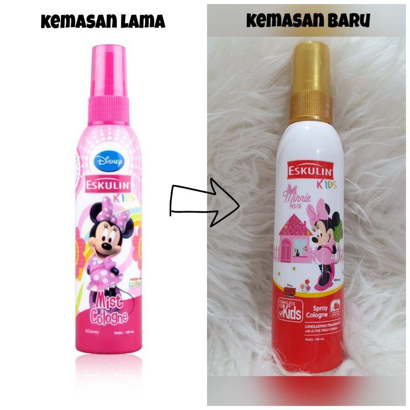 Jual ESKULIN KIDS MIST COLOGNE MINNIE 60ML & 100ML | Shopee Indonesia