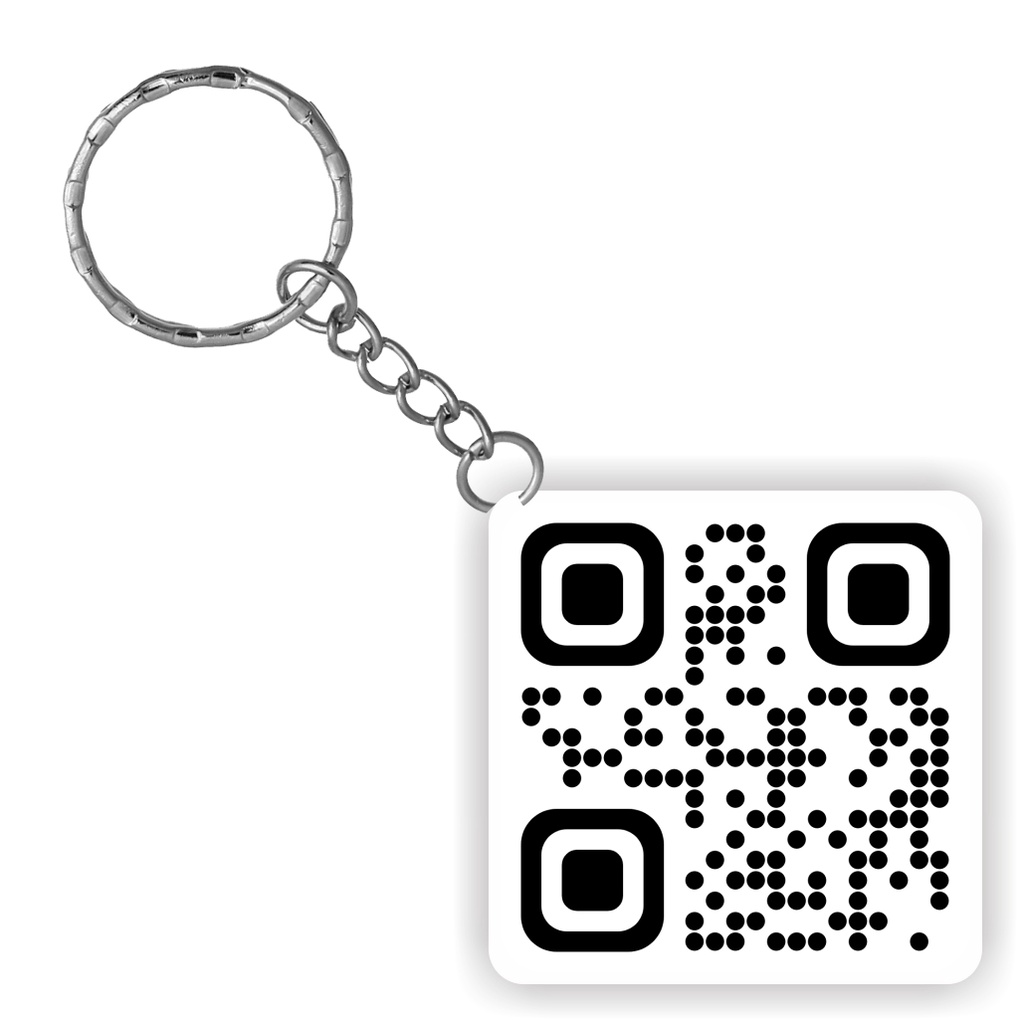 Jual Gantungan Kunci QR Code - Gantungan Kunci BARCODE - Gantungan ...