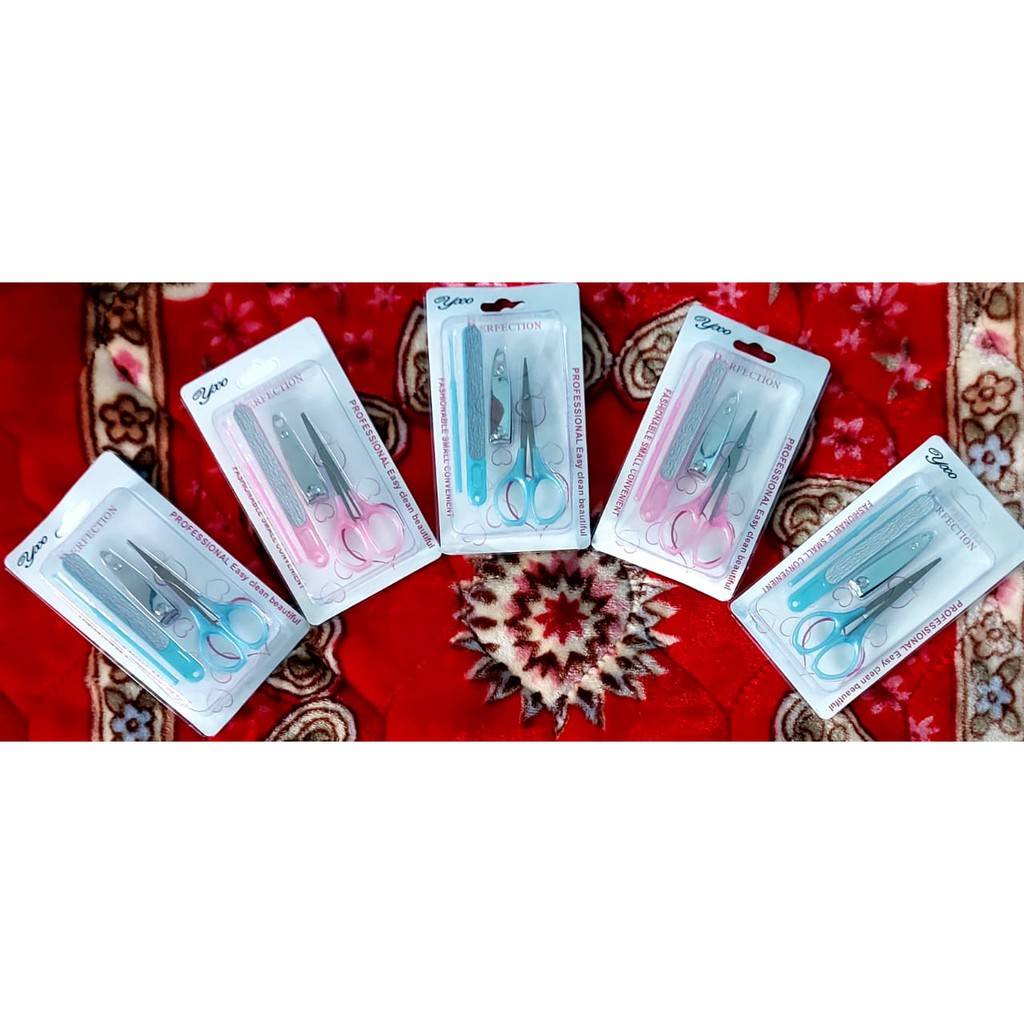 Jual ASEMKAJKT-MANICURE PADICURE SET NAIL 4 IN 1 | Shopee Indonesia