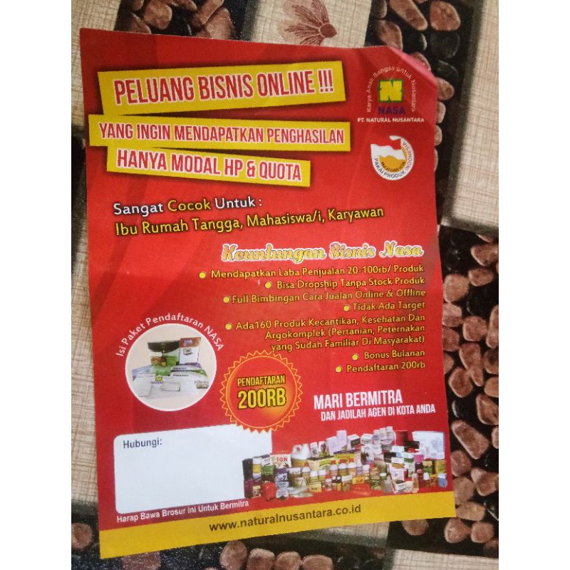 Jual BROSUR NASA | Shopee Indonesia
