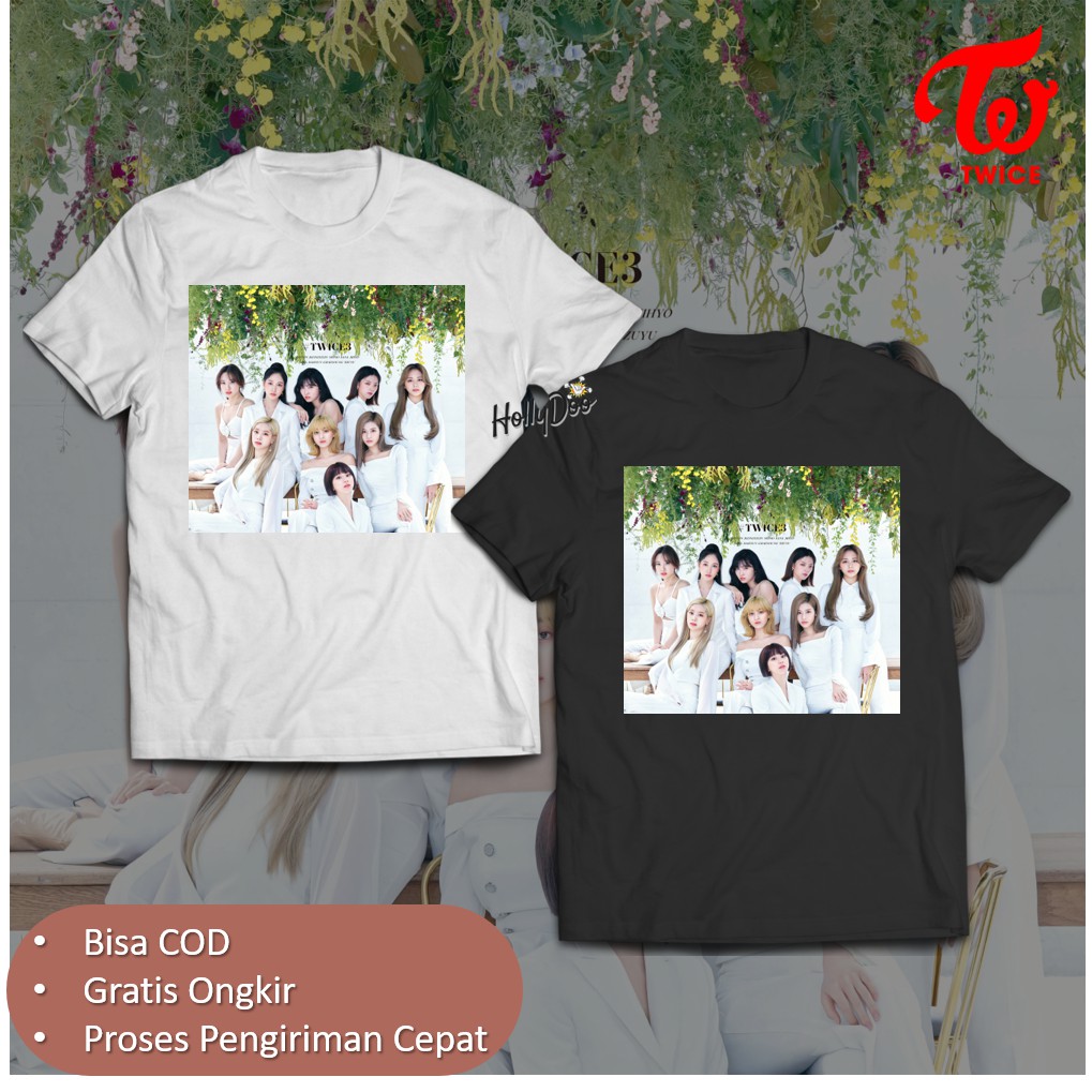 Jual Kaos Twice Nayeon Jeongyeon Momo Sana Jihyo Mina Dahyun Chaeyoung ...