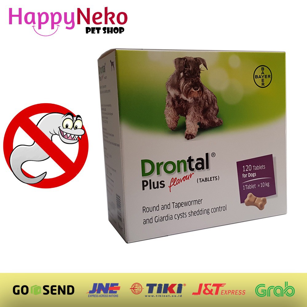 Jual Drontal Dog Obat Cacing Untuk Anjing Harga 1 Tablet | Shopee Indonesia