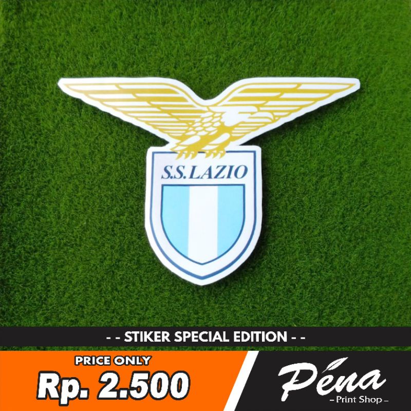 Jual Sticker Stiker Bola SS Lazio Liga Italia Tahan Air | Shopee Indonesia