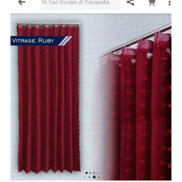Jual vitrase ruby jendela minimalis banyak varian warna dan model ...