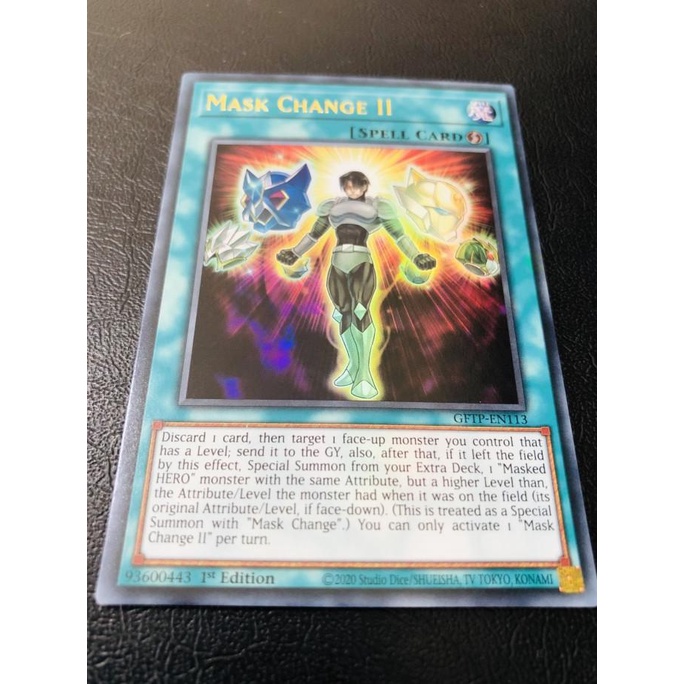 Jual kartu yugioh original mask change II ultra rare | Shopee Indonesia