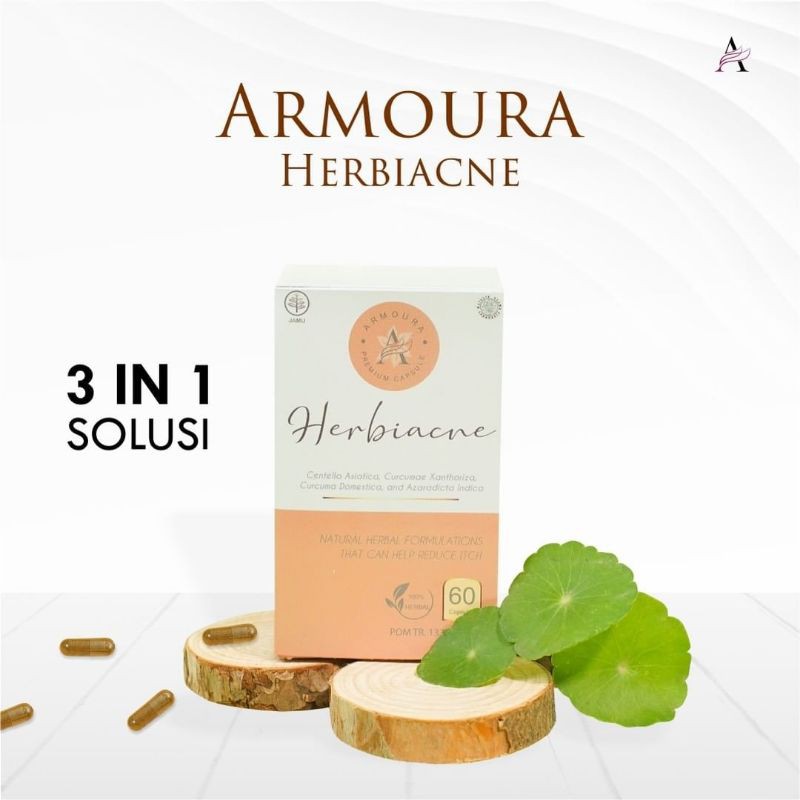 Jual Sedia Herbiacne Armoura - Suplemen kesehatan untuk jerawat , gatal ...