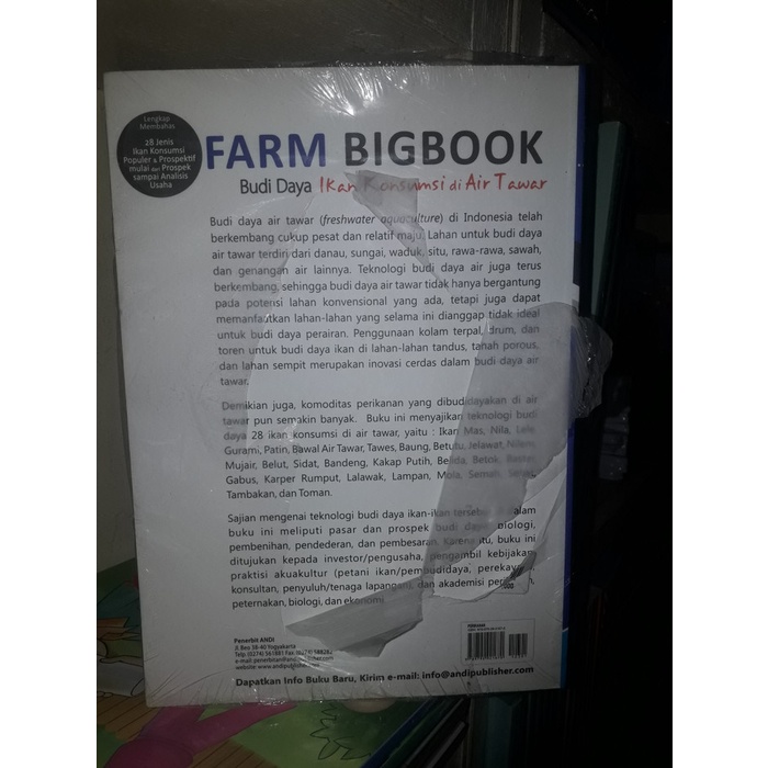 Jual AGRIBISNIS- BIG FARM BOOK BUDI DAYA IKAN KONSUMSI DI AIR TAWAR ...