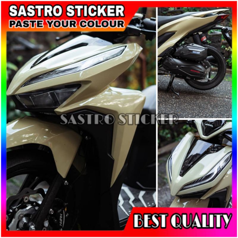 Jual Sticker skotlet motor warna beige/ krem | Shopee Indonesia