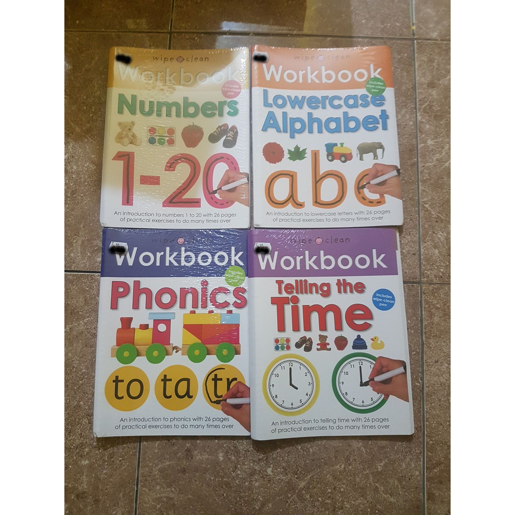 Jual Wipe Clean Workbook Lowercase Alphabet | Shopee Indonesia