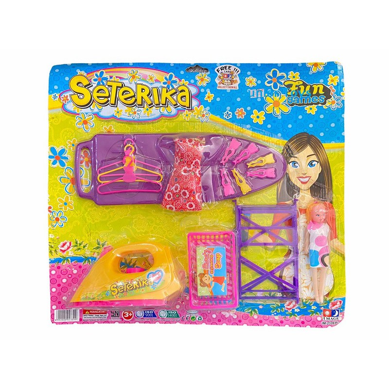 Jual Mainan Setrika Set Lengkap Setrikaan dan Meja Gosokan Menggosok ...