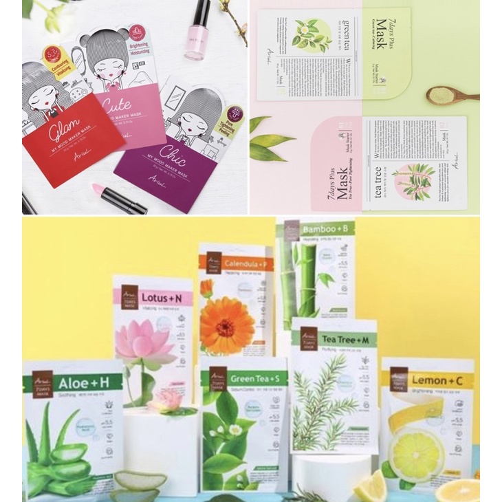 Jual ARIUL 7 Days Korean Mask ORIGINAL 100%!! | Shopee Indonesia