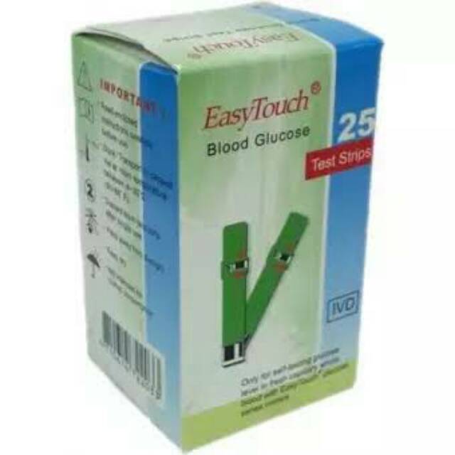 Jual Stik Tes Gula Darah Easy Touch Blood Glucose Test Strip Stick ...