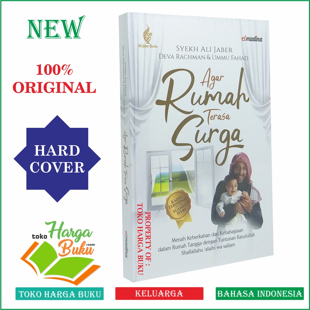 Jual AGAR RUMAH TERASA SURGA KARYA SYEKH ALI JABER PENERBIT ELMADINA | Shopee Indonesia