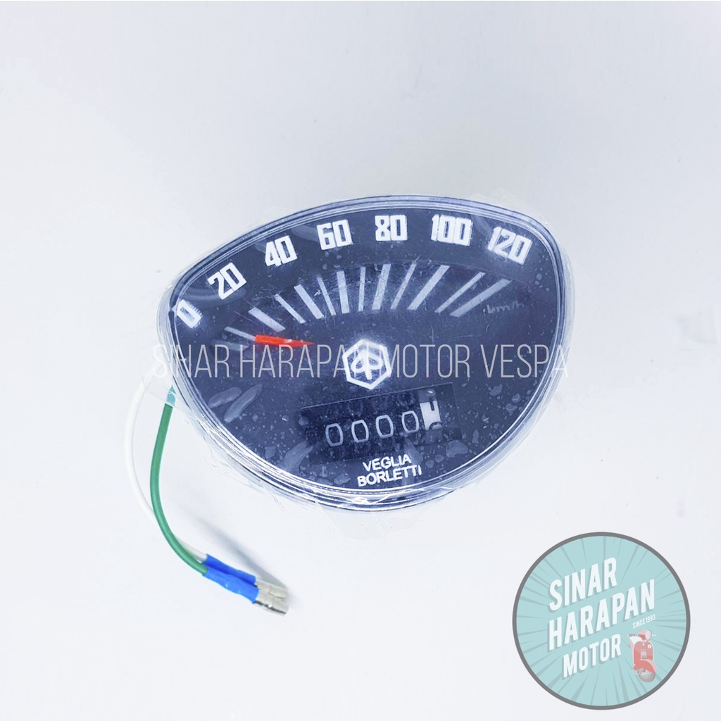 Jual Speedometer Kilometer Vespa Super 78 Hitam Vegalia | Shopee Indonesia