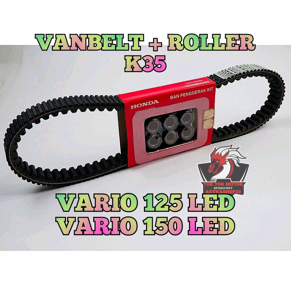 Jual VANBELT ROLLER SATU SET ASLI ORIGINAL HONDA K35 VARIO 125 LED ...
