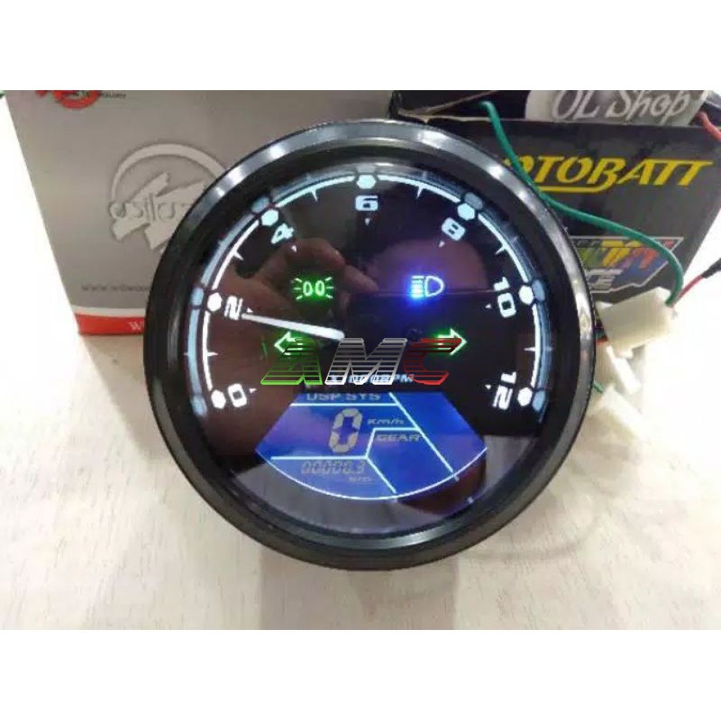 Jual SPIDOMETER SPIDO SPEEDO DIGITAL LED BABON PLUS SENSOR SPEEDOMETER ...