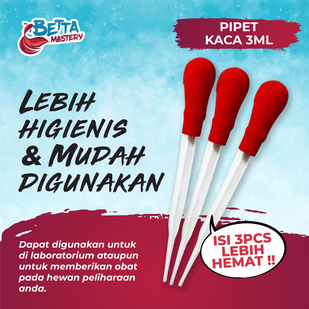 Jual PIPET KACA 3ML SPET/PIPET KACA UKURAN 3 ML UNTUK MEMBERIKAN OBAT ...