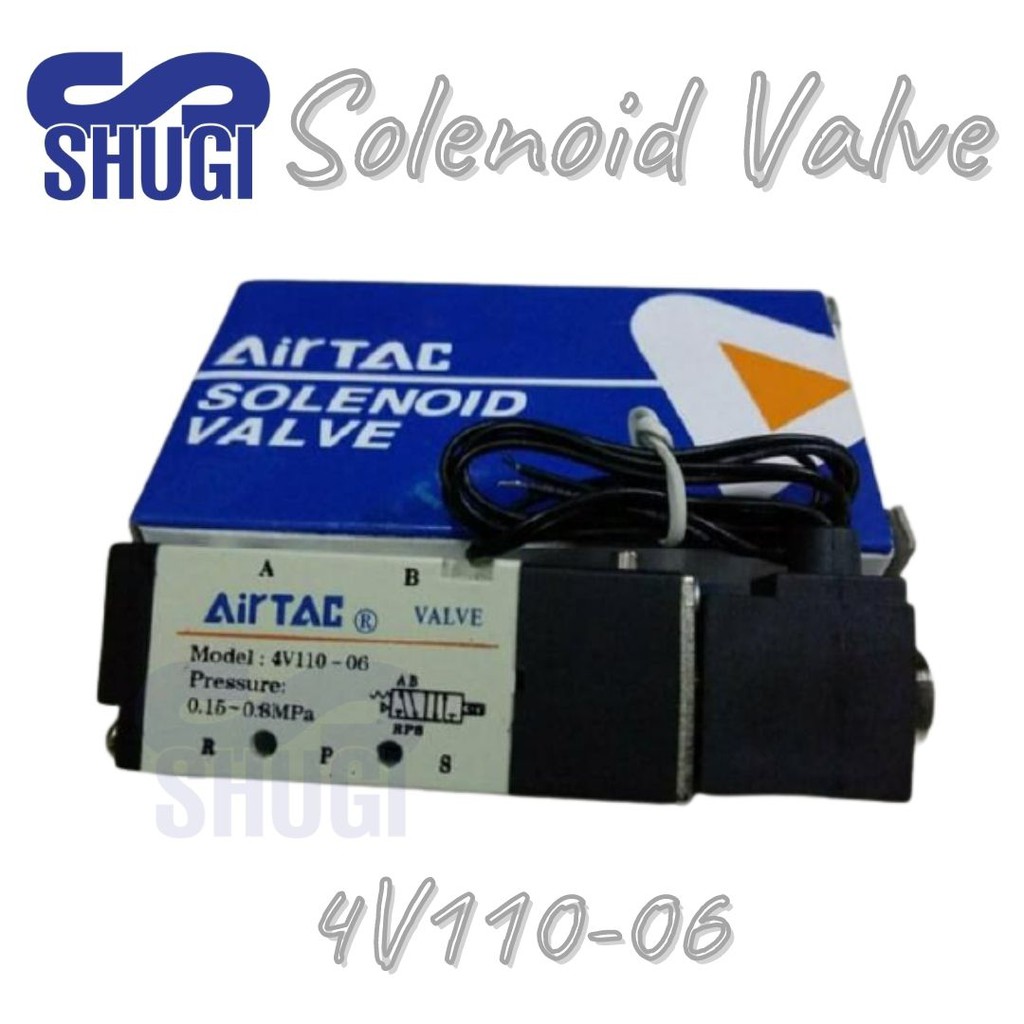 Jual Solenoid Valve 4V110-06 AIRTAC | Shopee Indonesia