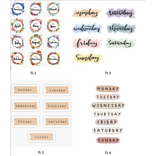 Jual Sticker Timeline Part 1 | Shopee Indonesia