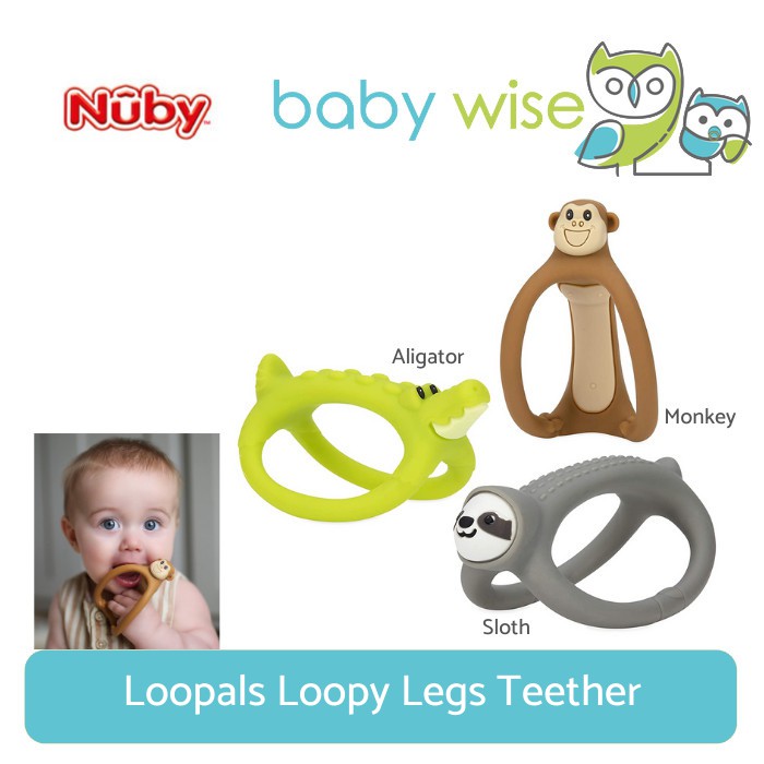 Jual Nuby Loopals Loopy Legs Teether | Shopee Indonesia