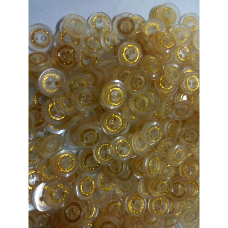Jual Kancing baju lingkaran emas 13mm isi 100pcs | Shopee Indonesia