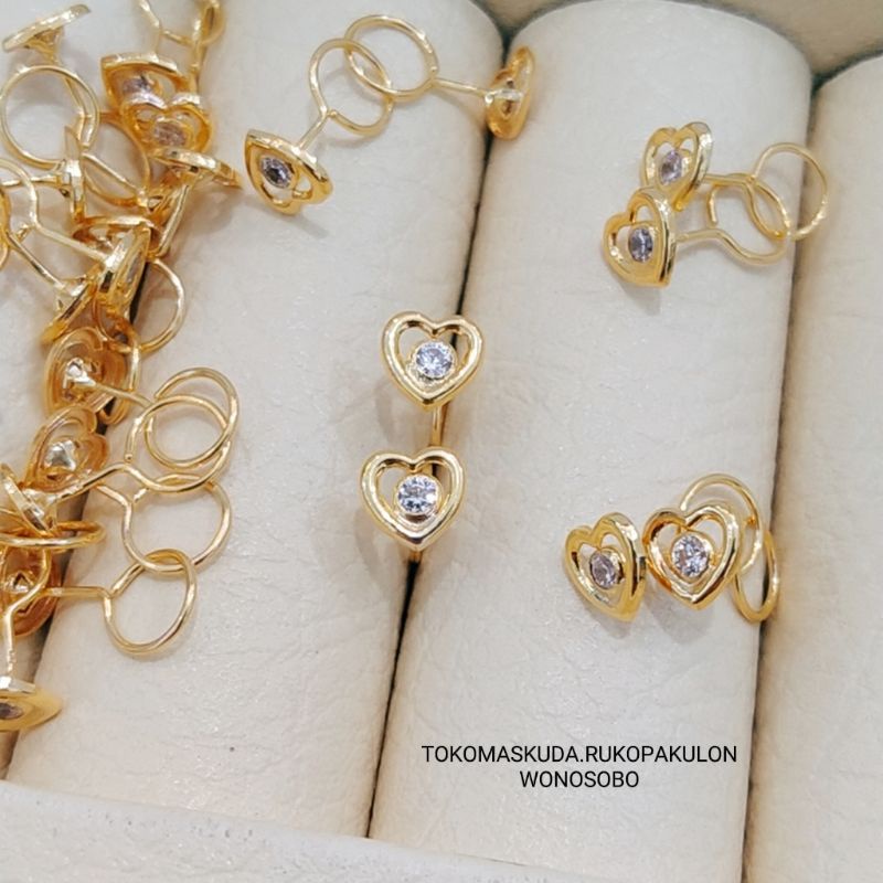 Jual Anting toge (emas asli kadar 375/8k) | Shopee Indonesia