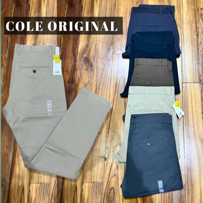 Jual Celana chino panjang pria merk COLE original SLIM FIT celana cinos panjang pria celana ...
