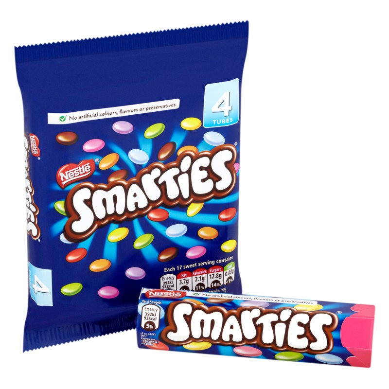 Jual SMARTIES 4 TUBES | Shopee Indonesia
