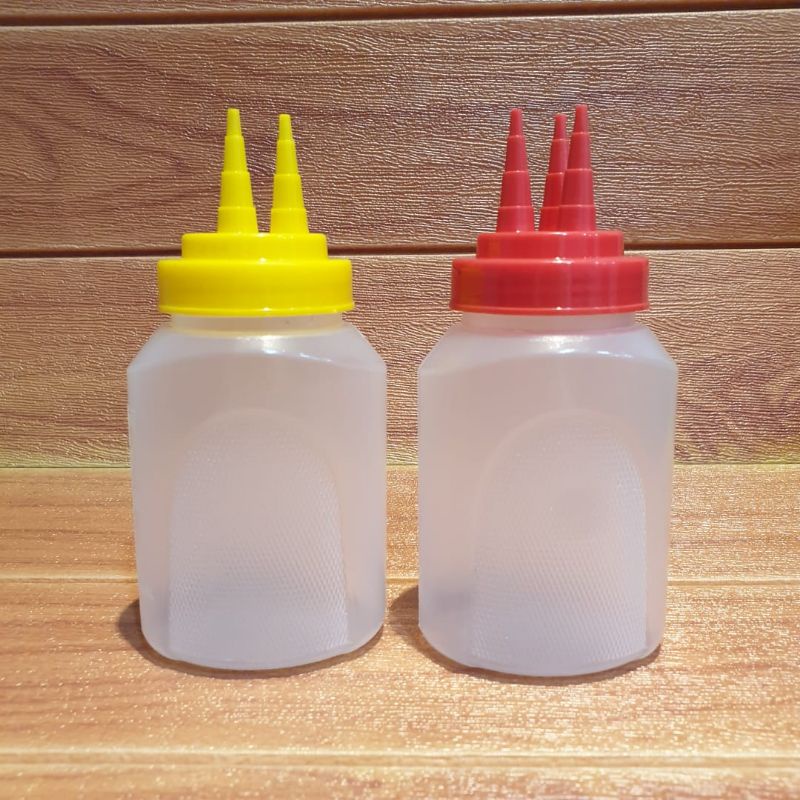 Jual [ TAKUMA ] Botol Mayonaise 350ml / Botol 3 lubang / Botol ...