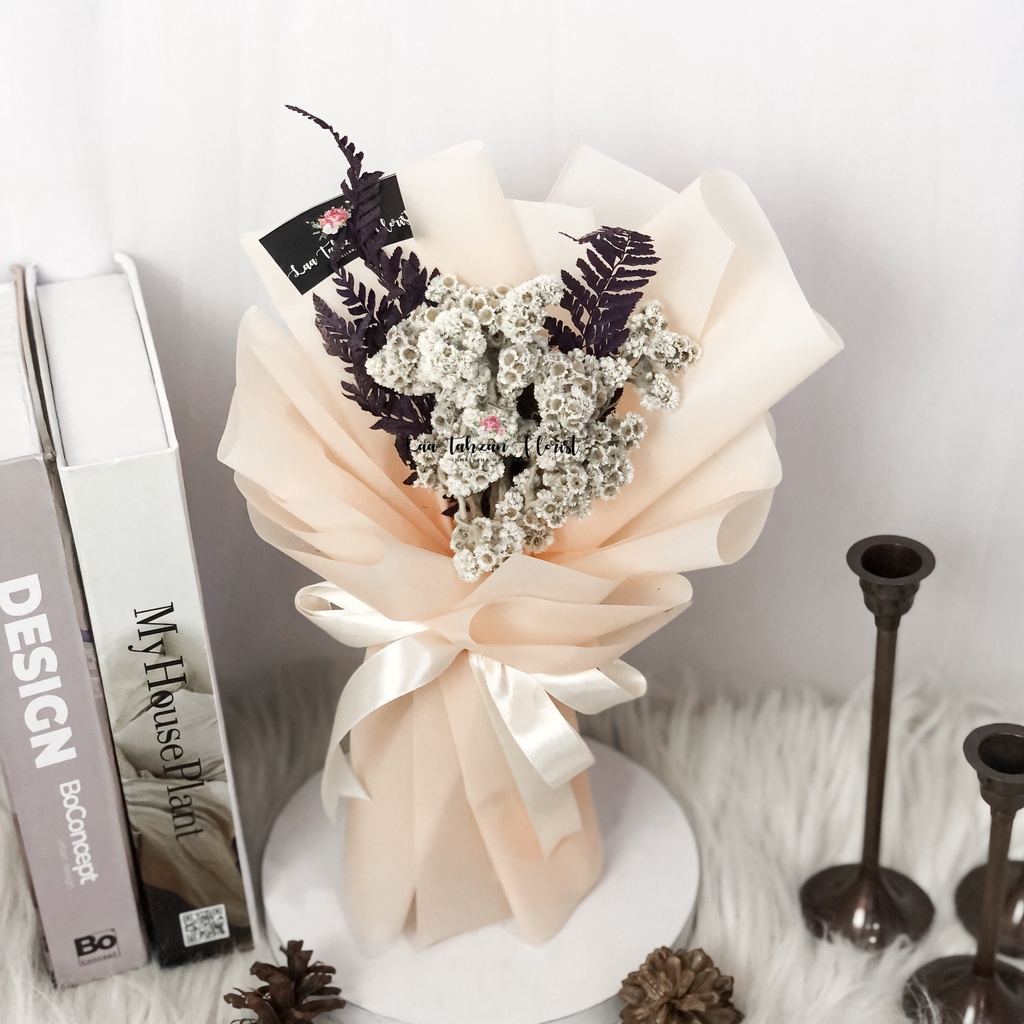 Jual BUKET BUNGA PREMIUM BUCKET BUNGA EDELWEIS FLOWERS BUCKET DEKORASI ...