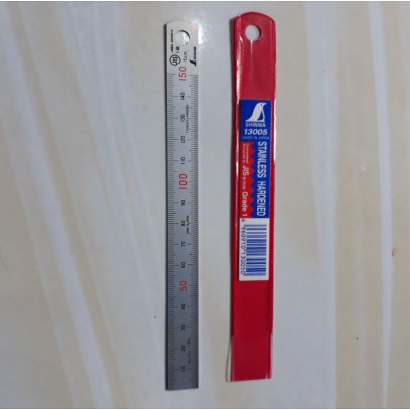 Jual penggaris SHINWA 15CM original japan ( inchi, mili & mili, mili) | Shopee Indonesia