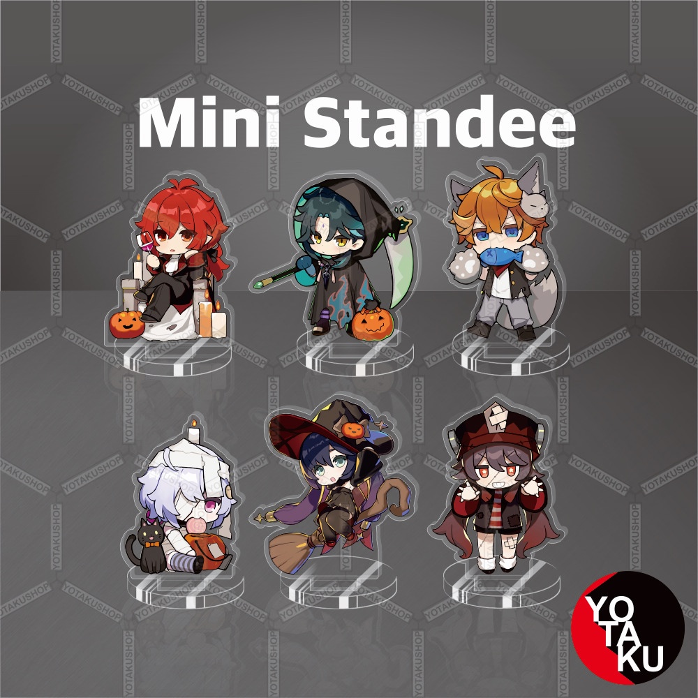 Jual Mini Standee Figure Anime Akrilik Genshin Impact MST128 Seri 5 ...