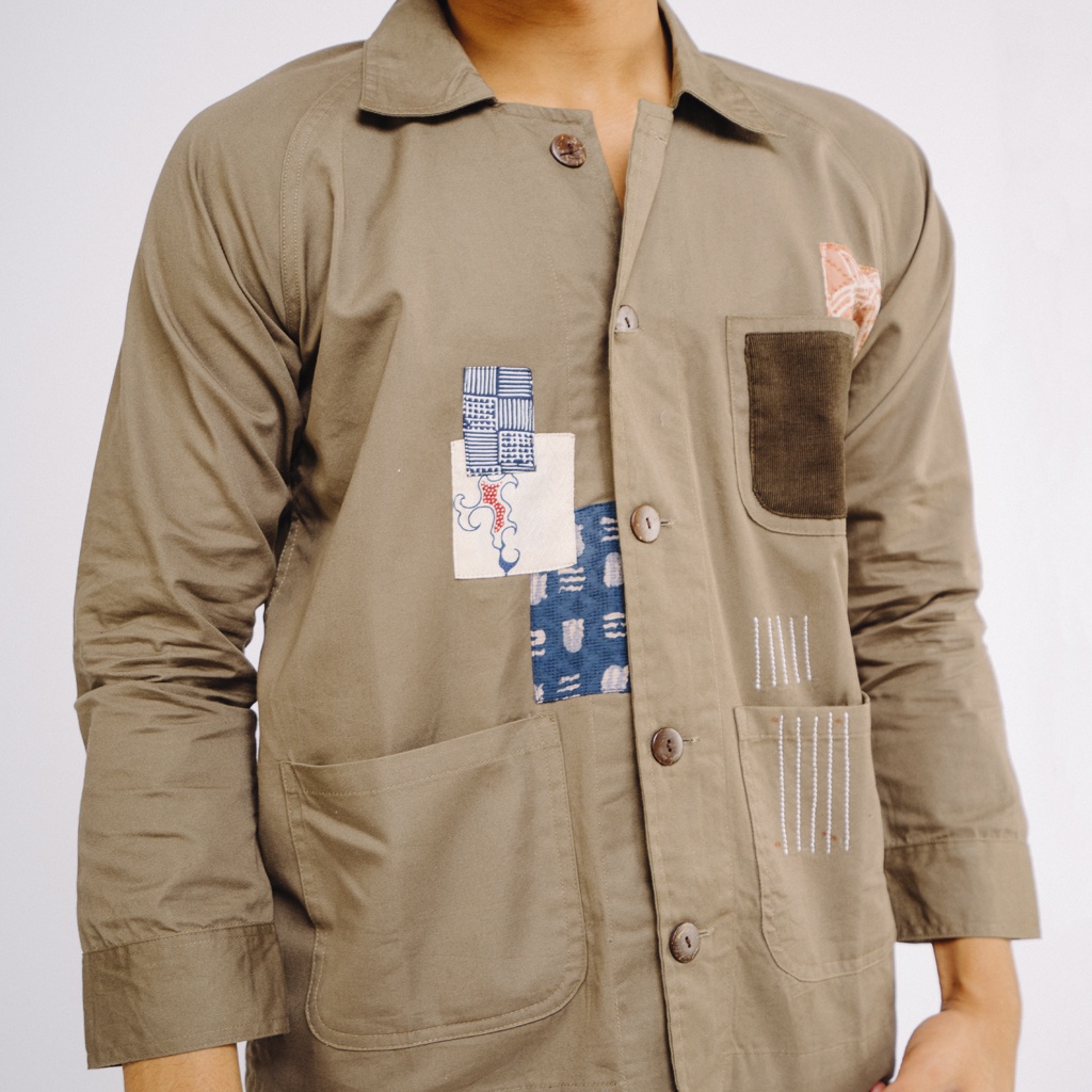 Jual Jaket Belamy x Bonolo Batik Patch | Shopee Indonesia