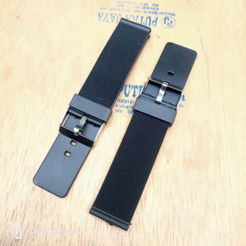 Jual strap jam tangan BENETON tali karet jam tangan BENETON lentur ...