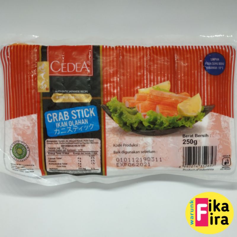 Jual Cedea Crab Stik 250 Gram | Shopee Indonesia