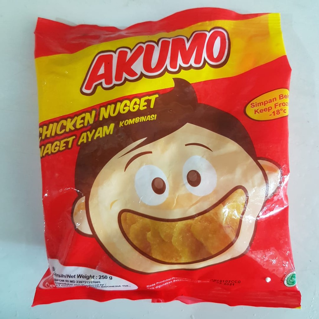 Jual Akumo Chicken Nugget - Nugget ayam kombinasi 250 Gram | Shopee ...